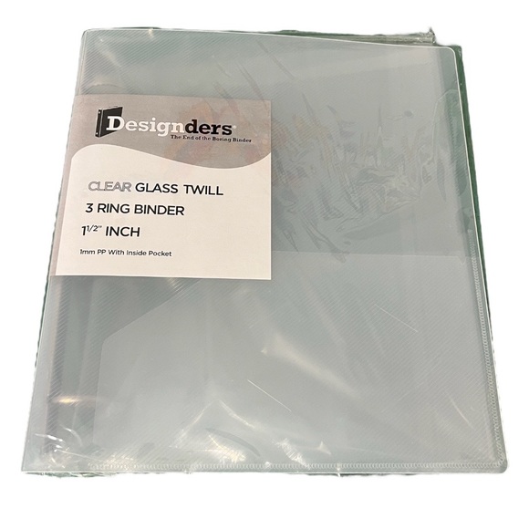 JAM Paper Designders | Office | Jam Paper Designders Clear Glass Twill ...